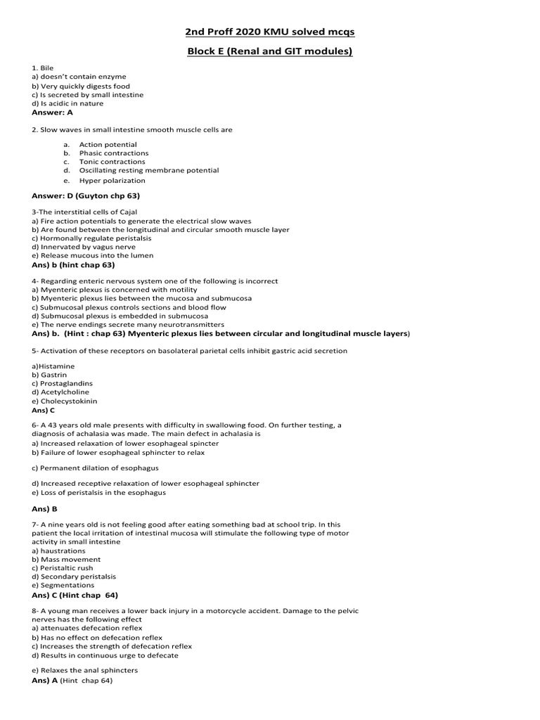 Block E Proff Paper Correct Key | PDF | Wellness | Science & Mathematics