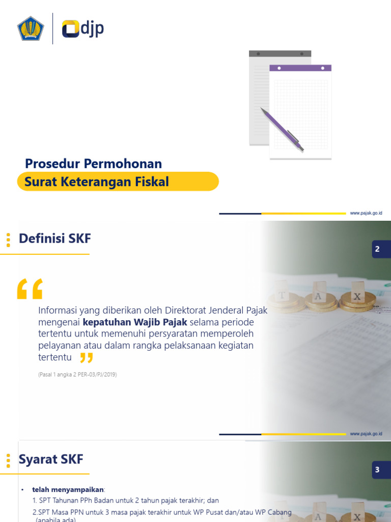 Slide - Prosedur Permohonan SKF | PDF