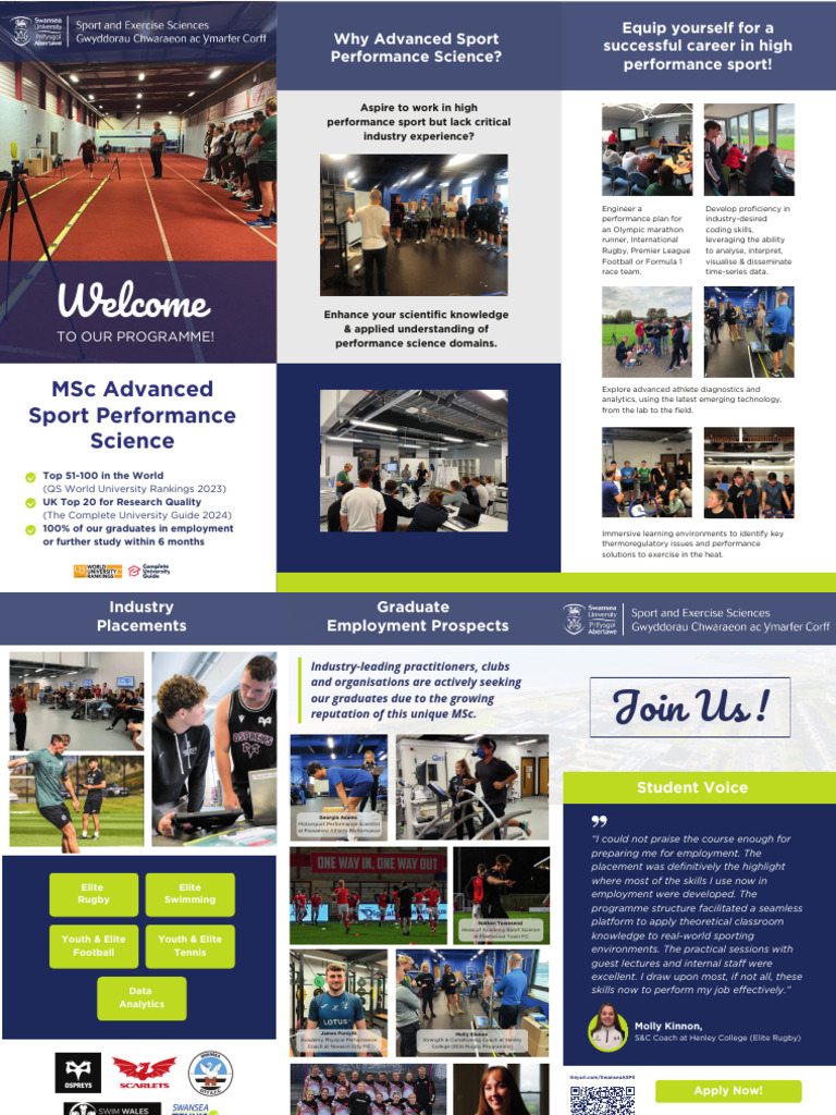 MSc in Advanced Sport Performance | PDF | Sports | Science