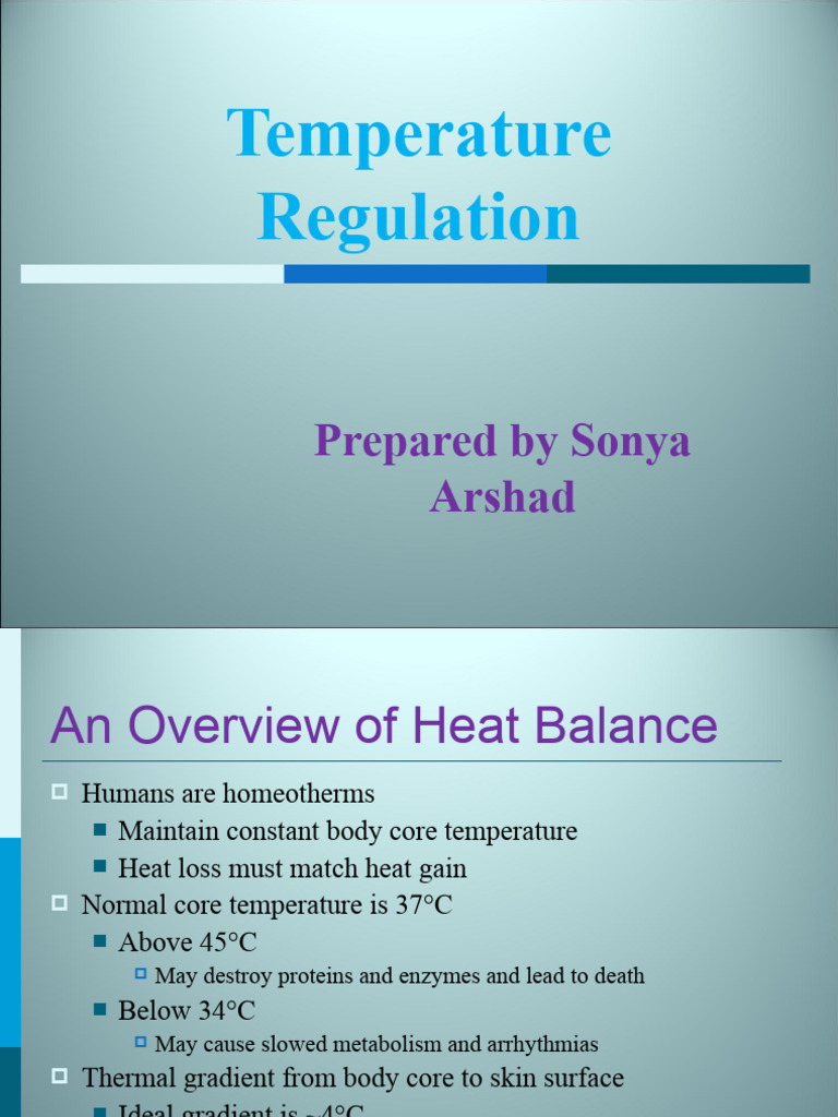 Temp | PDF | Heat Transfer | Thermoregulation