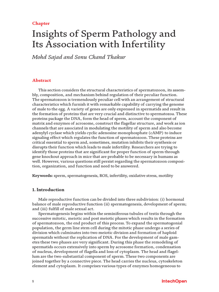 Sajad 2020 | PDF | Sperm | Reactive Oxygen Species