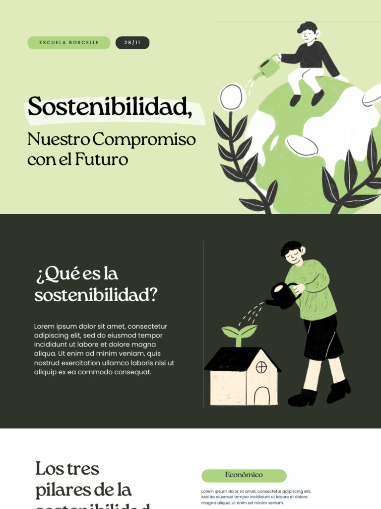 Pilares de la Sostenibilidad y Energías Renovables | PDF | Energía y ...