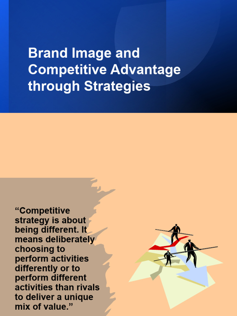 Brand Image and Competitive Advantage | PDF | Competitive Advantage ...