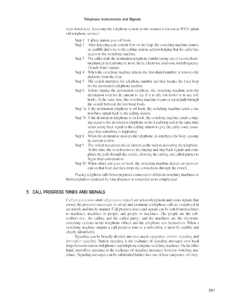 Functions of Telecommunication Switching Systems | PDF