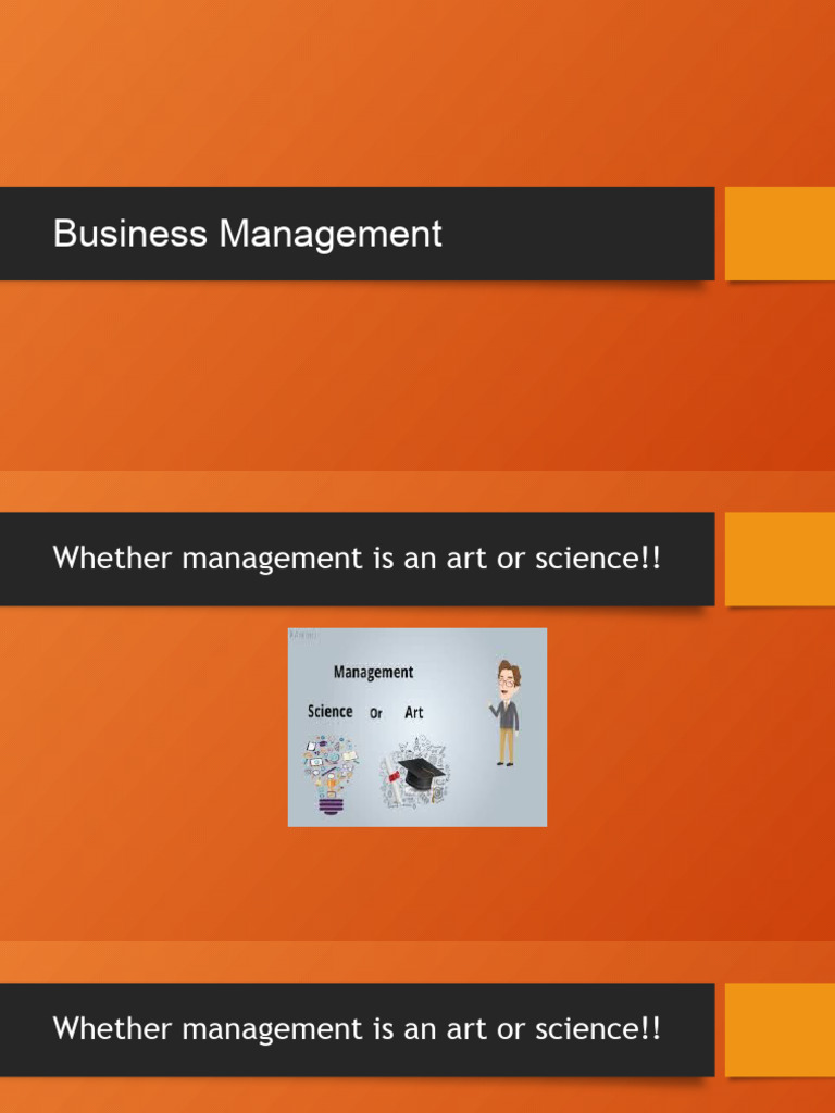Business MGT PPT 1 | PDF | Motivational | Motivation