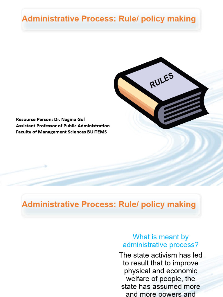 Administrative Process | PDF | Policy | Tribunal