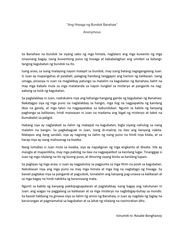 Ang Hiwaga NG Bundok Banahaw | PDF