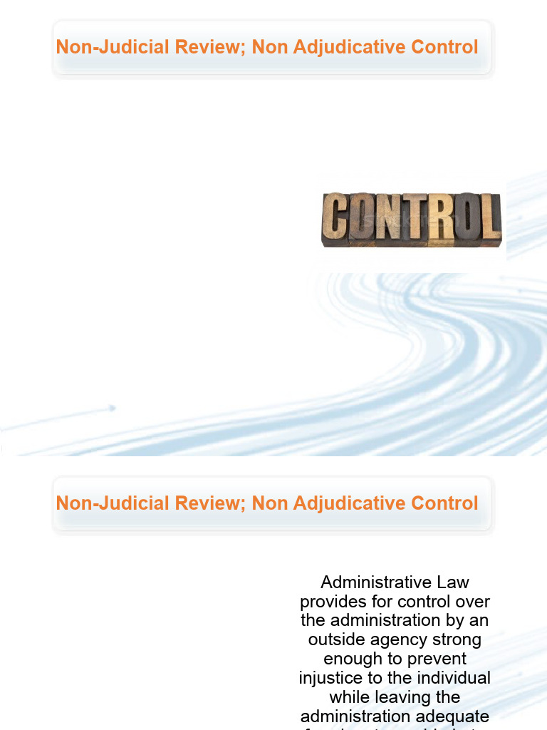 Non-Judicial Review | PDF | Legal Remedy | Injunction
