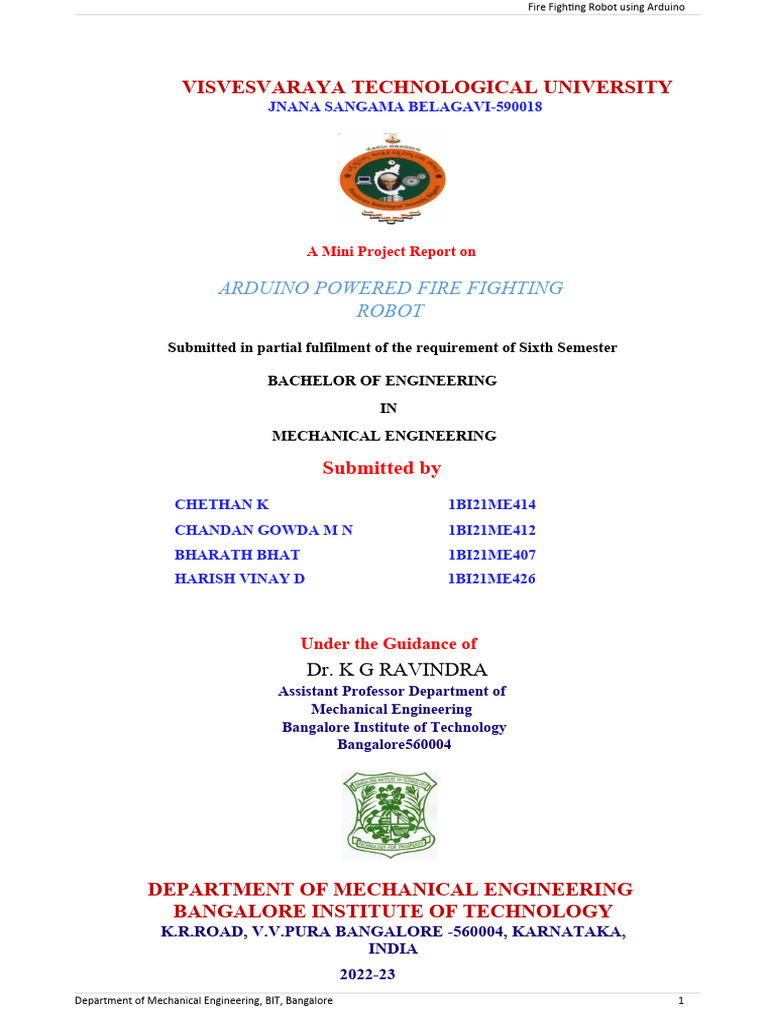 fire fighting report | PDF | Electric Motor | Relay