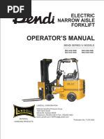 Bendi 313 & 318 Service Manual | PDF | Axle | Forklift