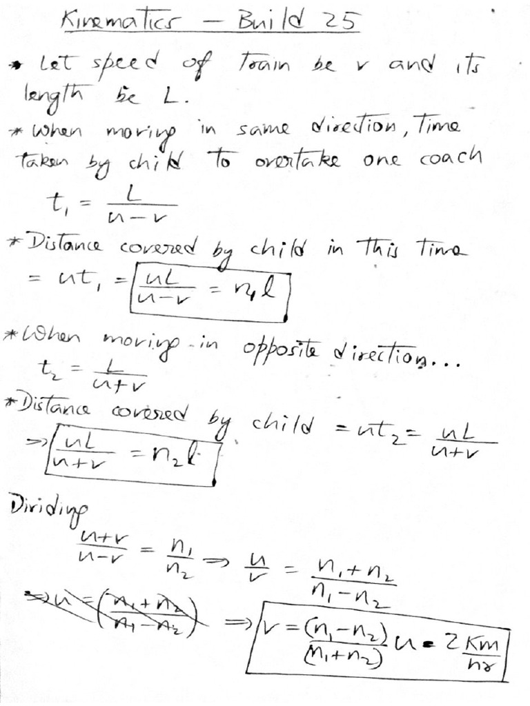 Kinematics Build 25 | PDF