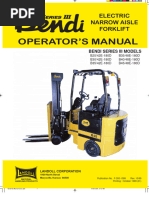 Bendi 313 & 318 Service Manual | PDF | Axle | Forklift