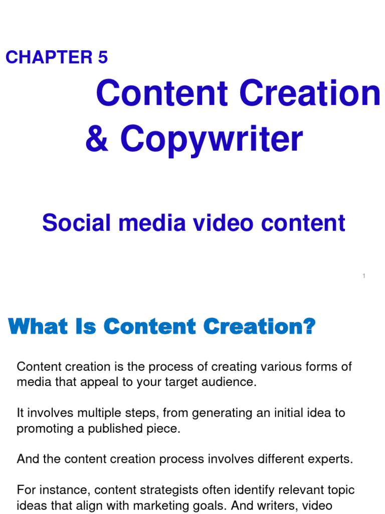 Vyndn - Chapter 5 - Content Creation | PDF | Search Engine Optimization ...