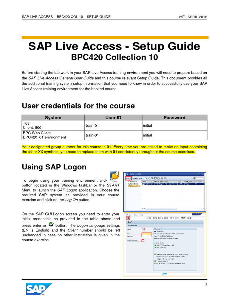 Sap La BPC420 en 10 SG | PDF | World Wide Web | Internet & Web
