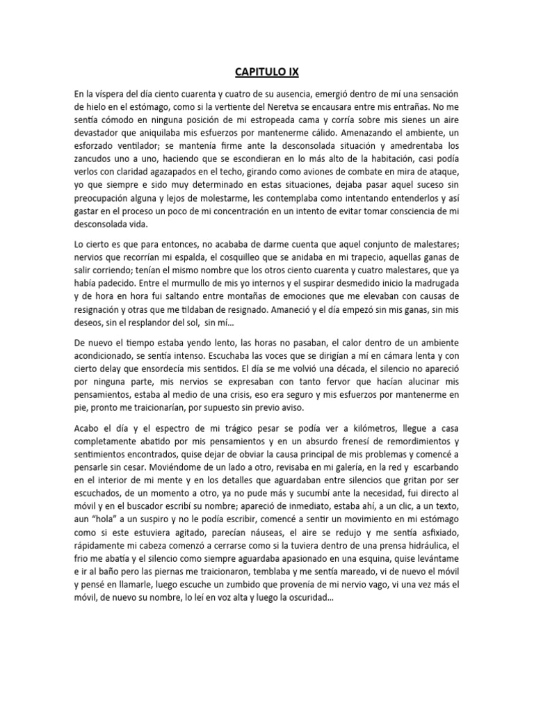 Capitulo Ix | PDF | Pensamiento