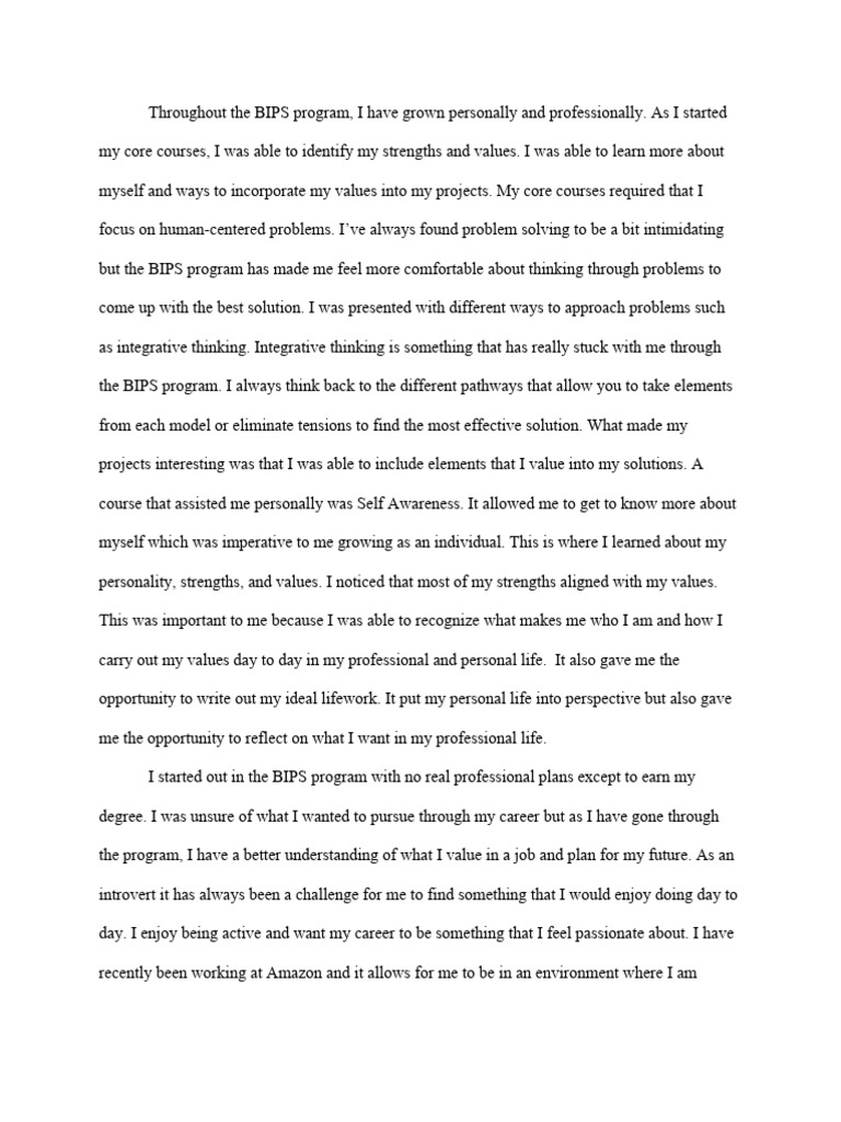 Final Capstone Reflection | PDF | Leadership | Cognition