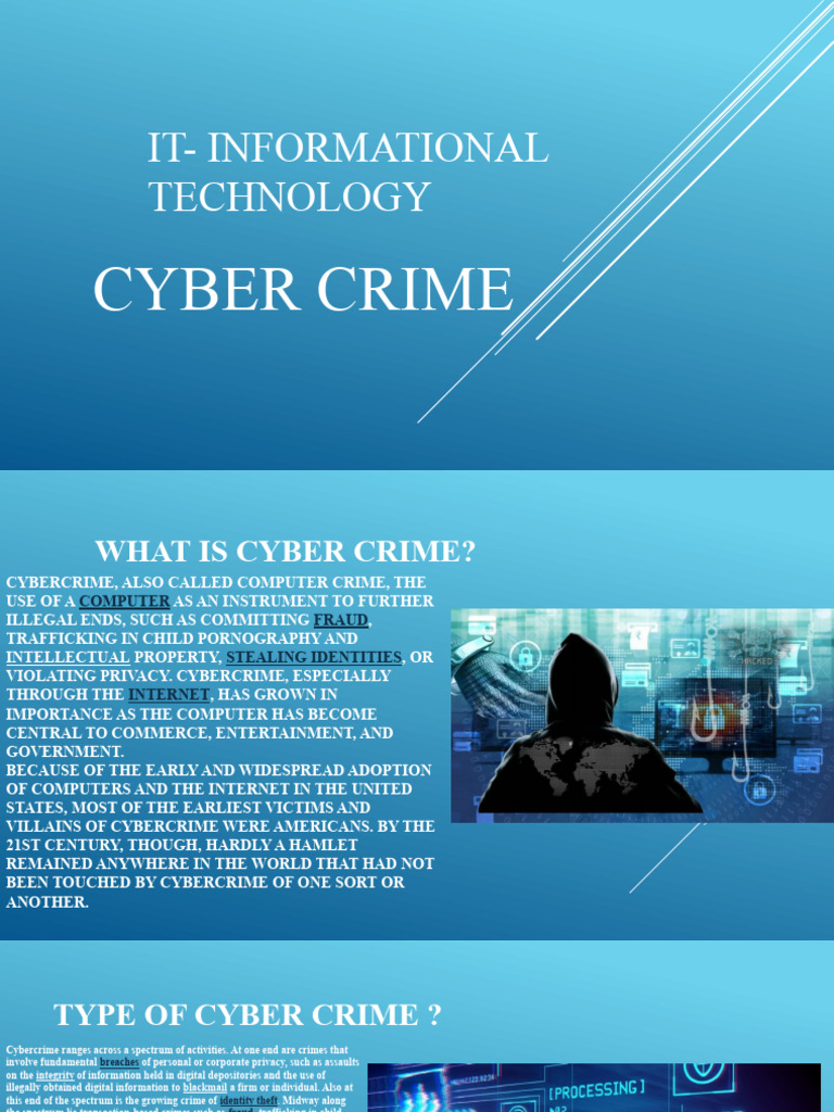 Understanding Cyber Crime Types | PDF | Cybercrime | Automated Teller ...