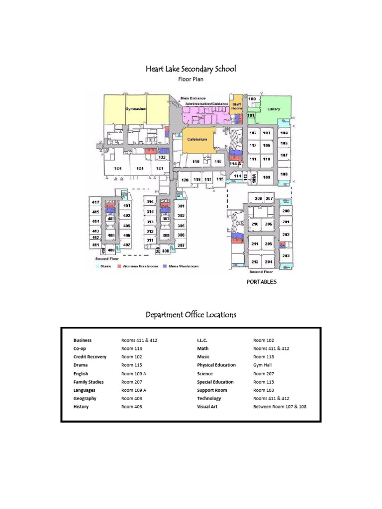 School Map And Classroom Locations Pdf
