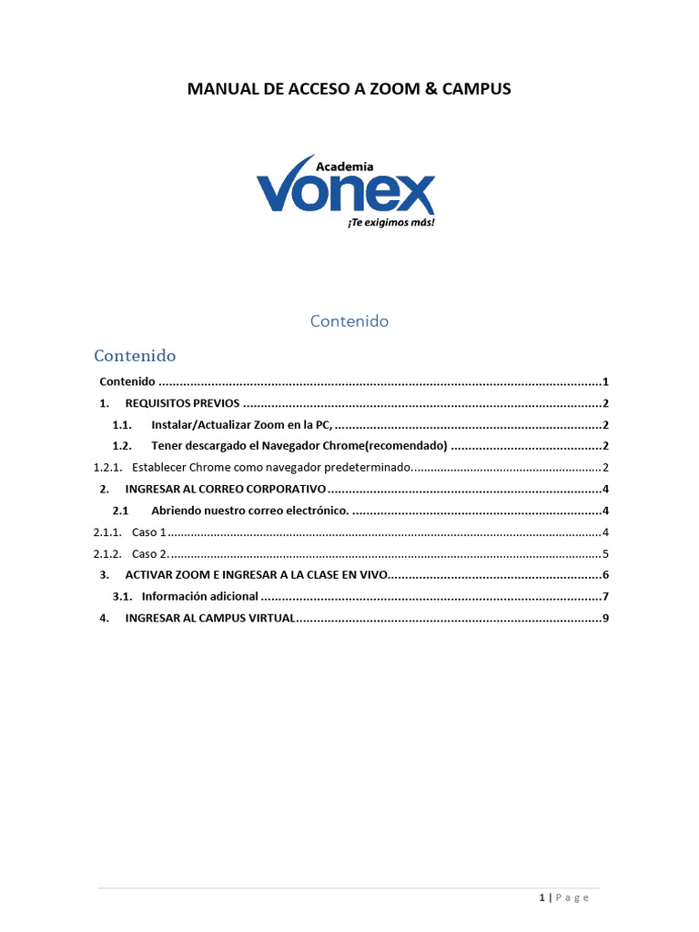Manual para El Estudiante - Vonex | PDF | Contraseña | Software