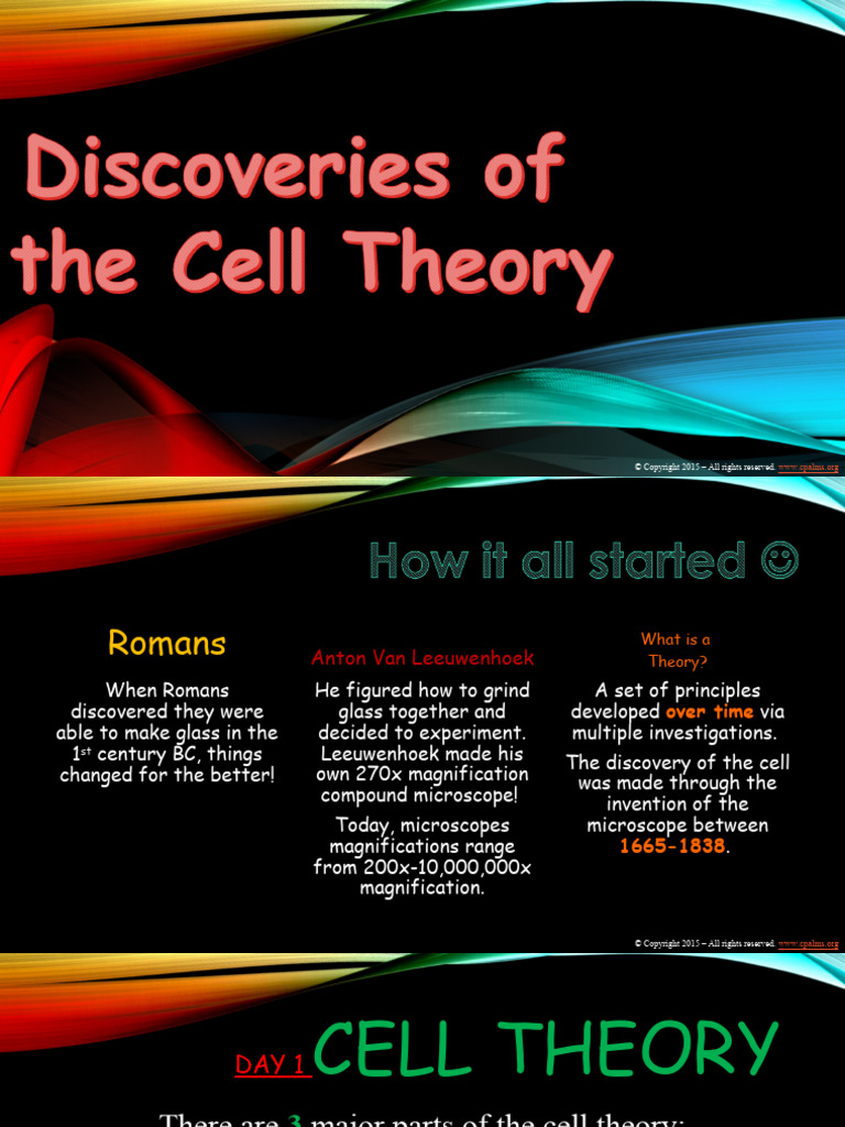 Cell Theory PowerPoint Discovery | PDF | Cell Biology | Science