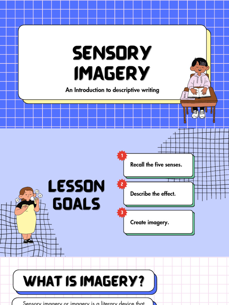SENSORY-IMAGERY-CREATIVE-WRITING-LESSON-1 | PDF | Senses | Neuroscience
