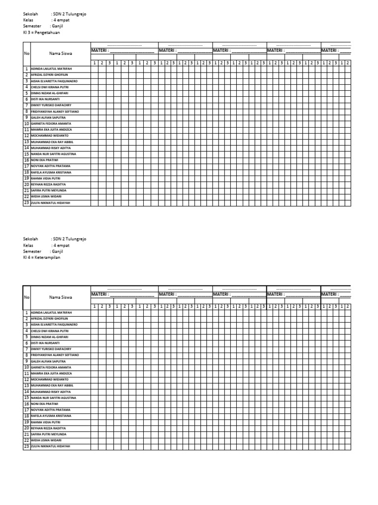 Rubrik Penilaian Pdf