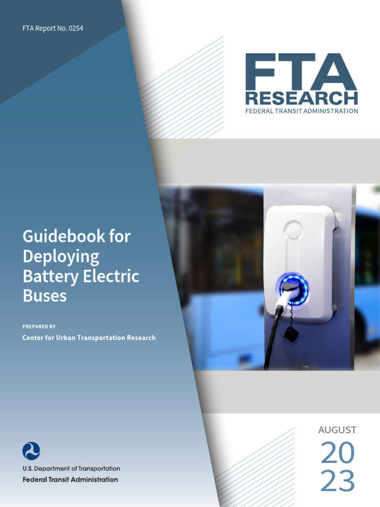 FTA Report No 0254 | PDF | Bus | Battery Charger