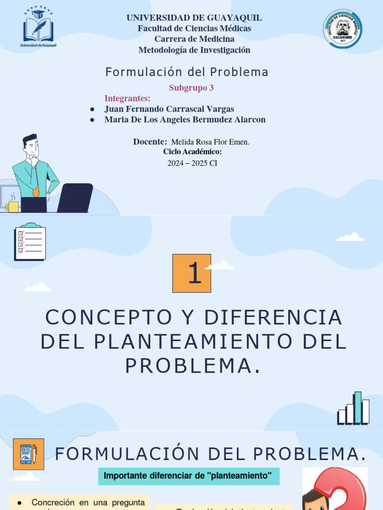 Diapositivas Grupo #3-Formulación Del Problema | PDF