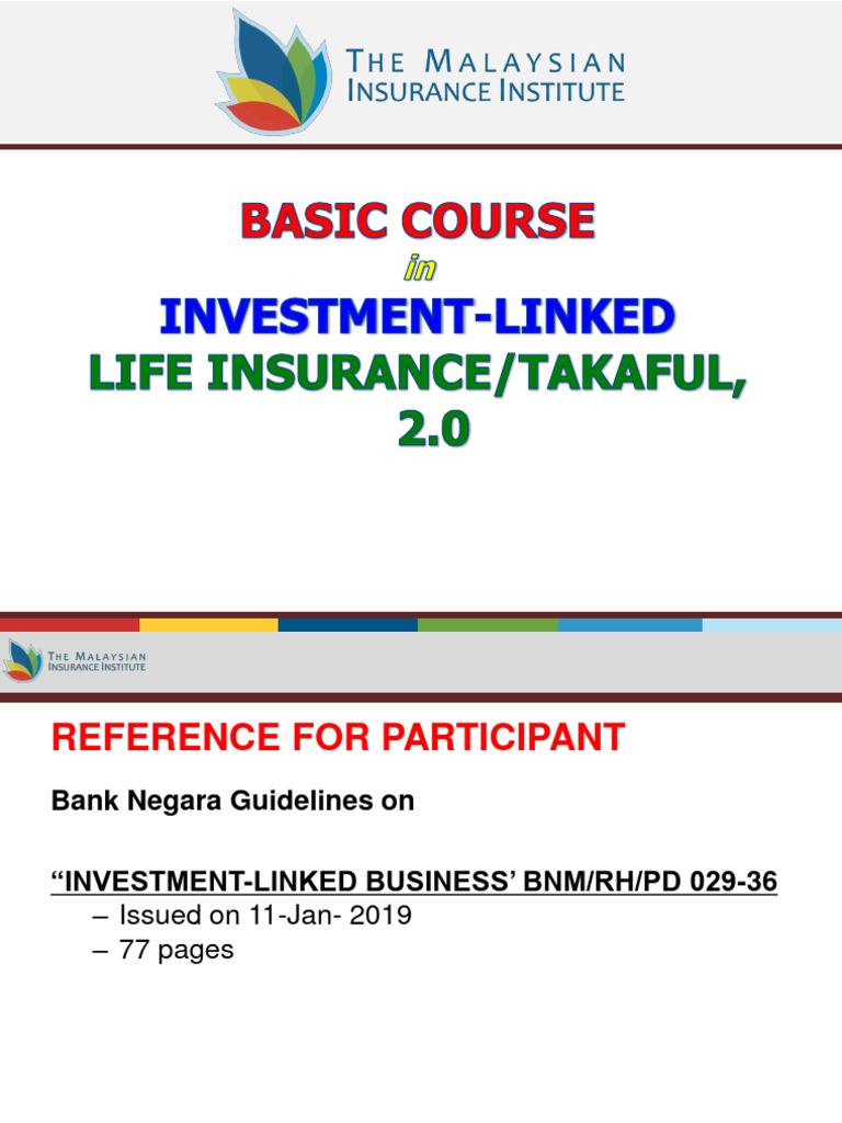 Basic Investment Linked Insurance - Takaful | PDF | Investment Fund ...