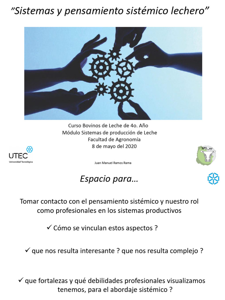 Pensamiento Sistemico Lechero | PDF | Pensamiento | Aprendizaje