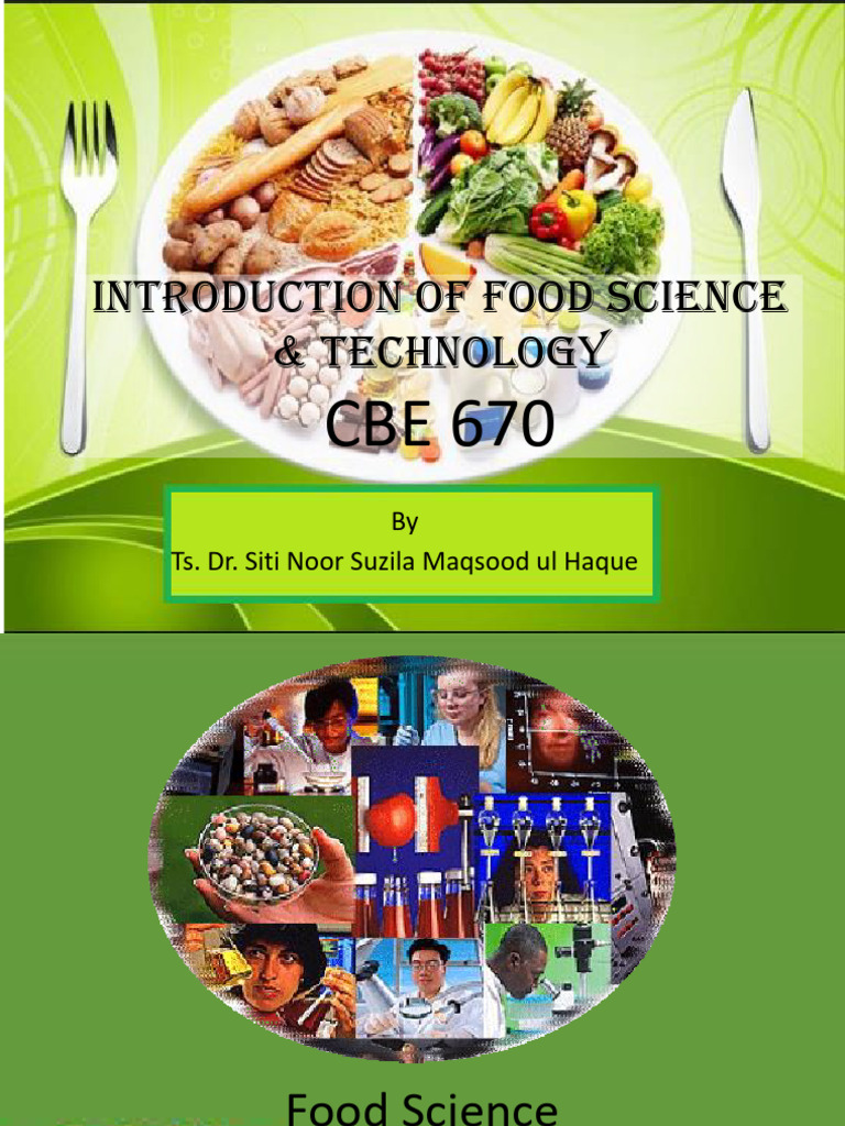 Lecture 1 | PDF | Food Science | Foods
