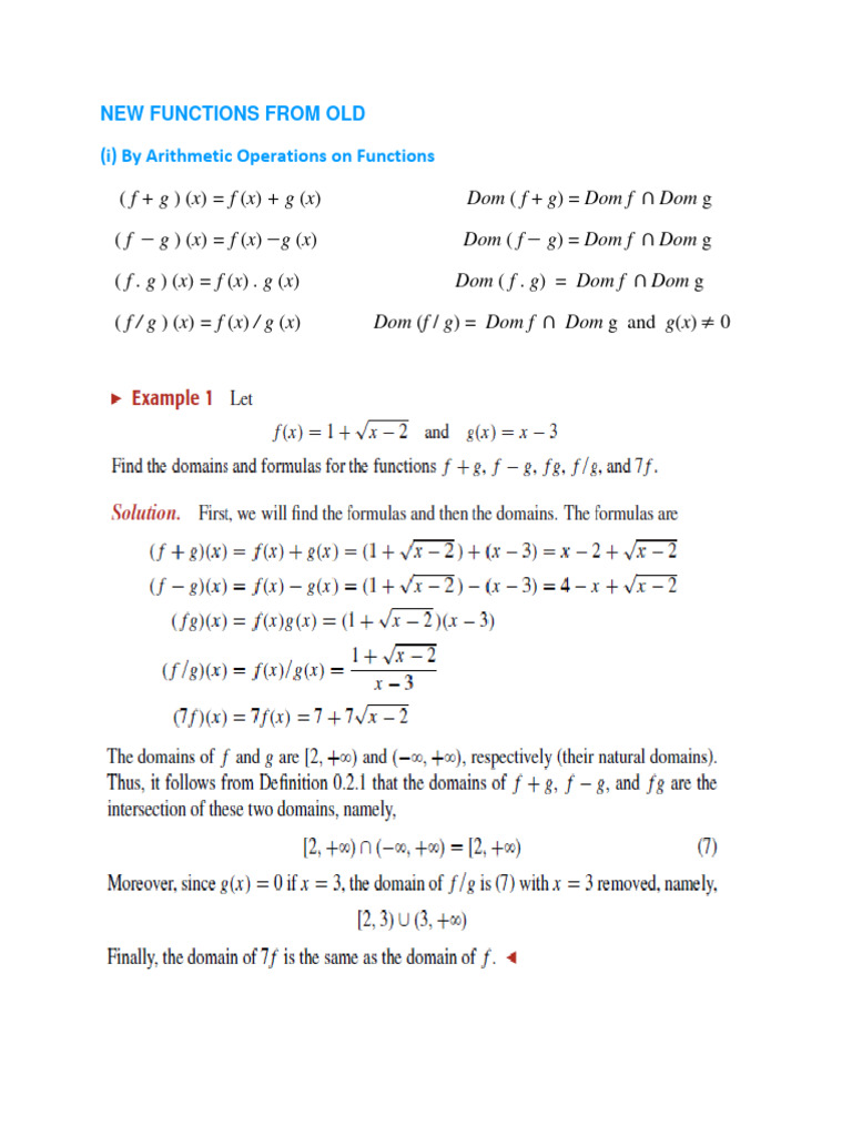 Lecture 2 Functions Cal 1 Pdf