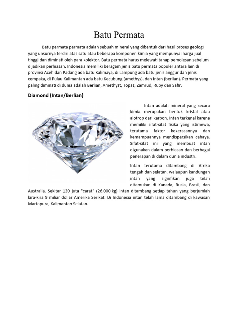 Batu Permata | PDF
