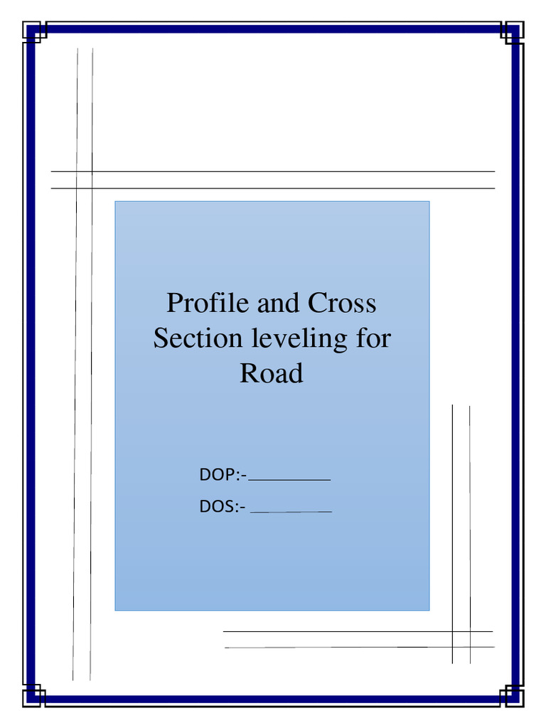 SVY Profile Cross Section New | PDF | Science & Mathematics