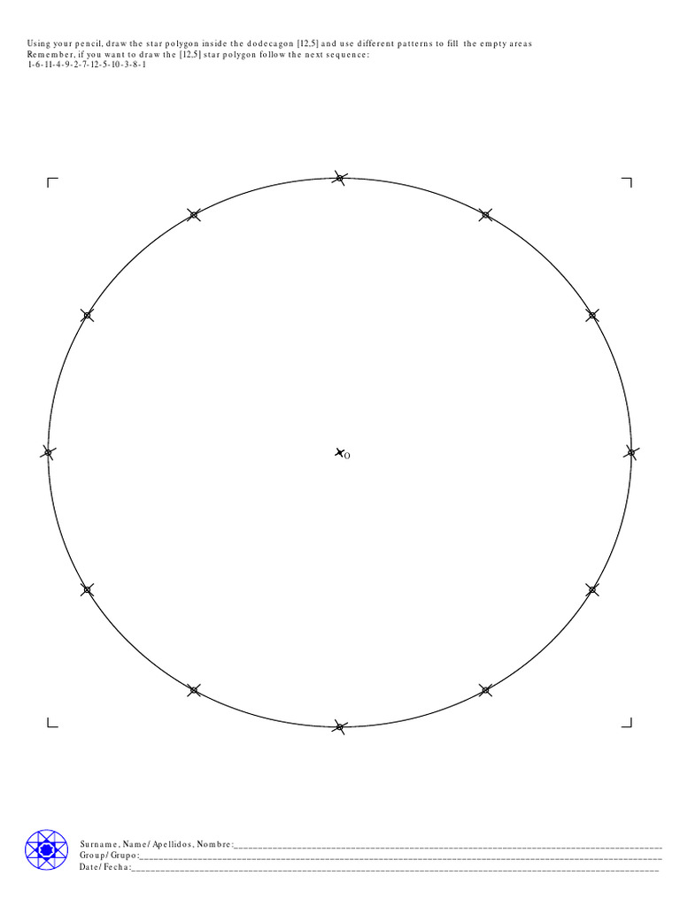 Star Polygons 12 - 5 | PDF | Elementary Mathematics | Geometry