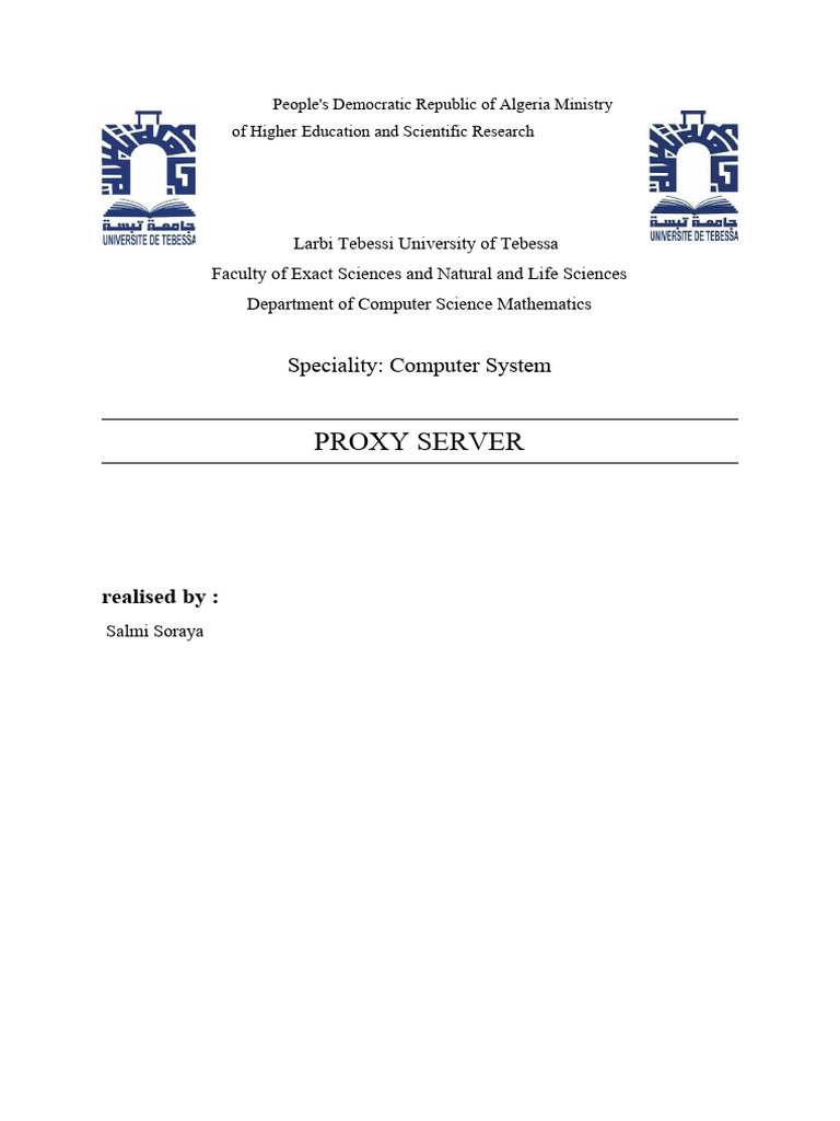 Proxy 2 | PDF | Proxy Server | Privacy