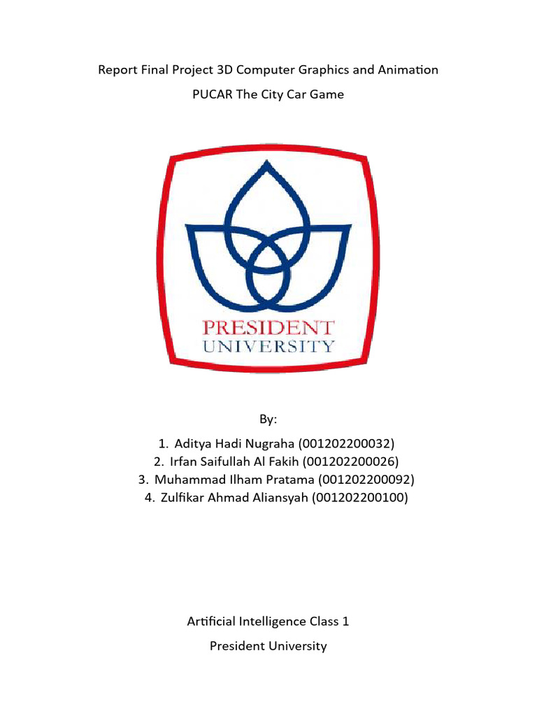 Report Final Project 3D Computer Graphics and Animation | PDF ...