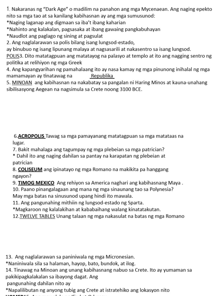 G8 Q2 For Examination Review | PDF