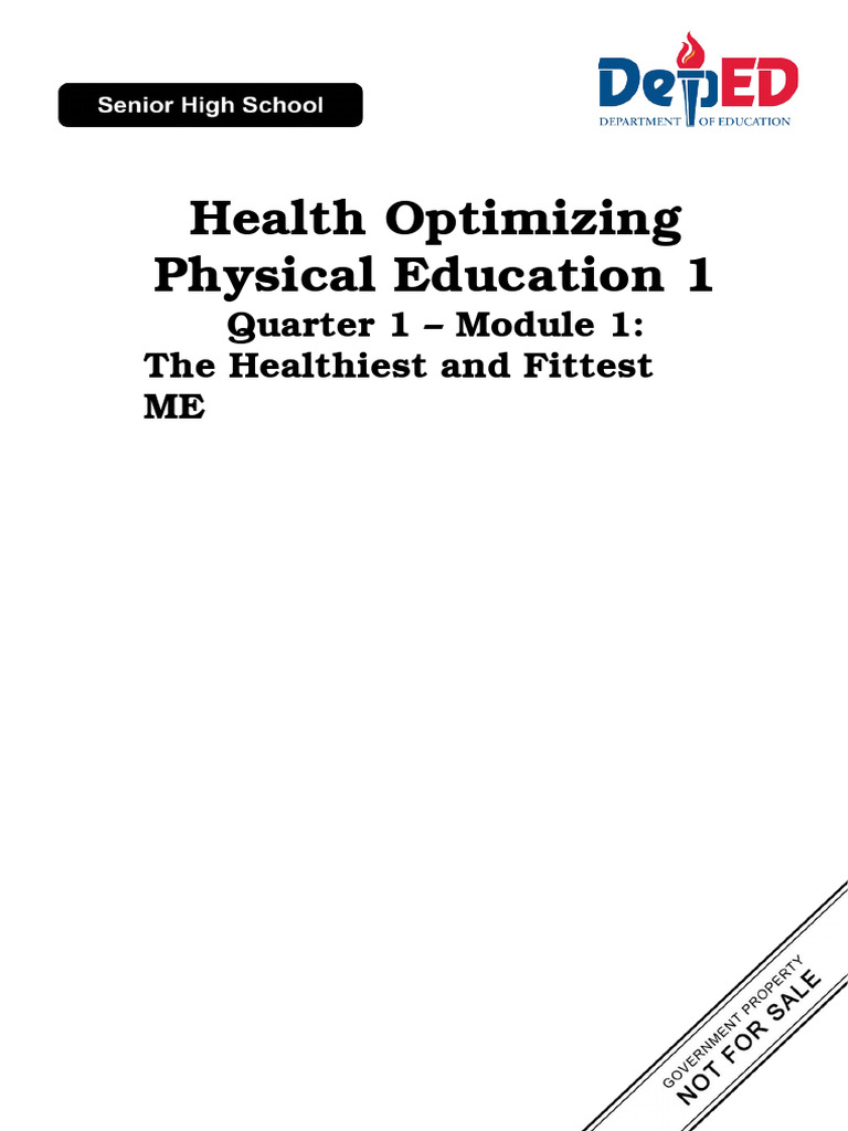 MODULE 1 HOPE 1 The Healthiest and Fitness Me Student | PDF | Physical ...