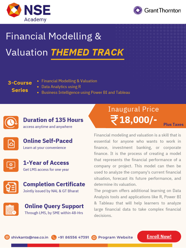 12 Financial Modelling & Valuation THEMED TRACK | PDF | Valuation ...