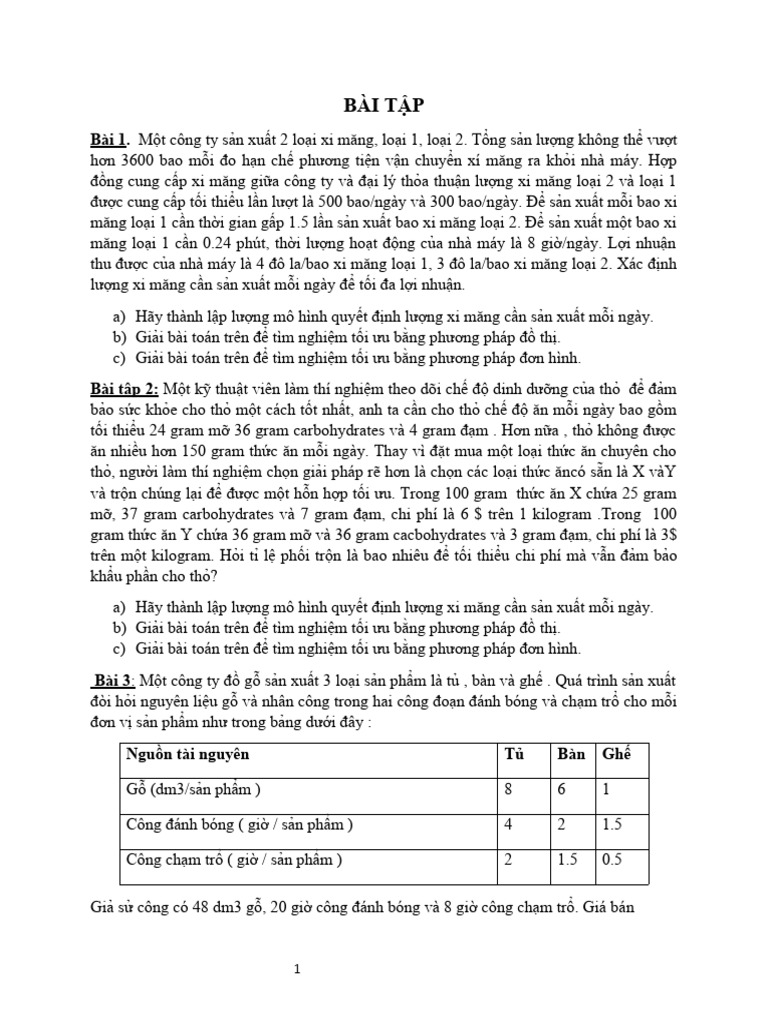 BÀI TẬP VTH | PDF