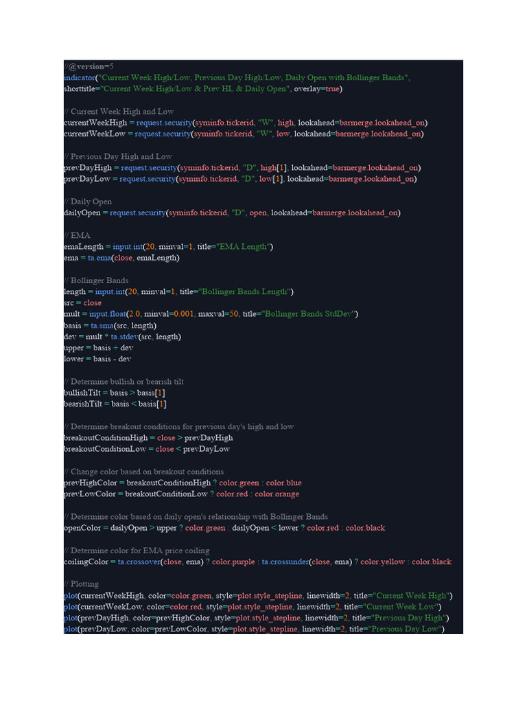 script 2 | PDF | Financial Markets | Technical Analysis