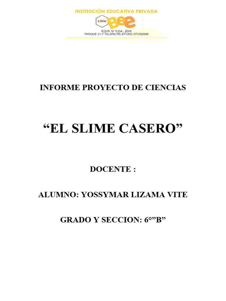 SLIME | PDF | Creatividad
