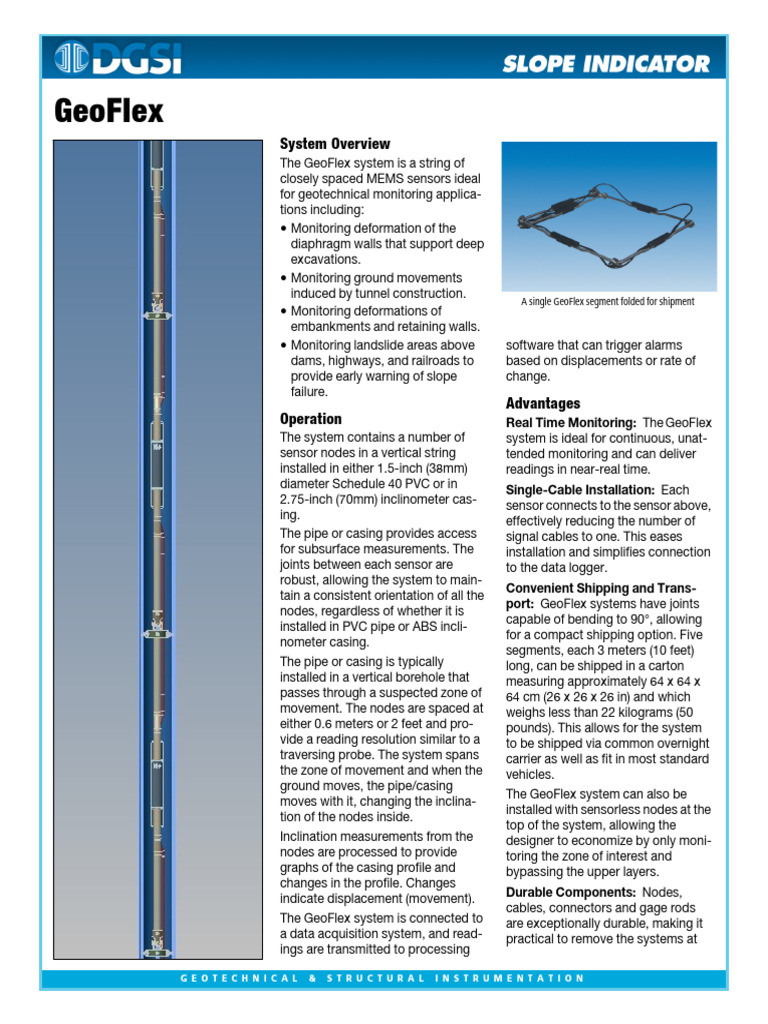Geoflex Datasheet STD Only | PDF | Computers