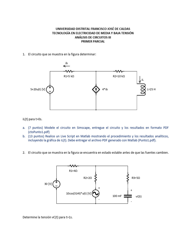 Análisis de Circuitos en Simscape y Matlab | PDF | Métodos y materiales de enseñanza