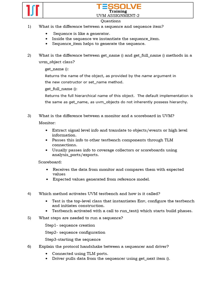 UVM ASSIGNMENT 2 Rahulss | PDF | Class (Computer Programming) | Method (Computer Programming)