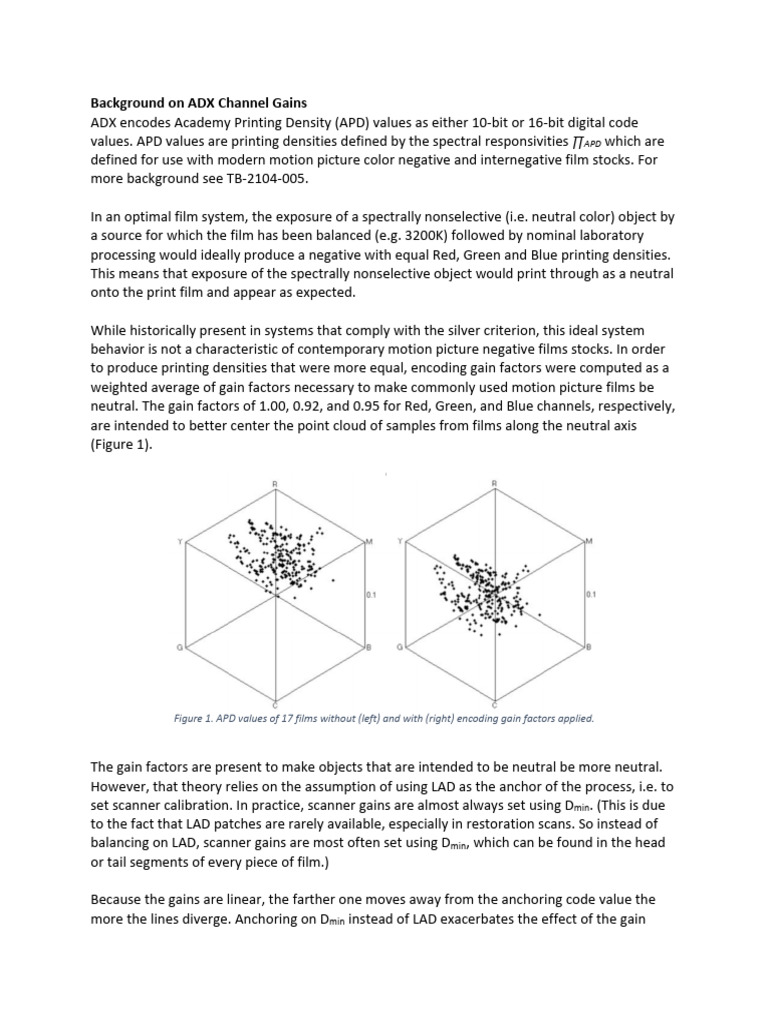 ADX Channel Gains | PDF | Rgb Color Model | Image Scanner