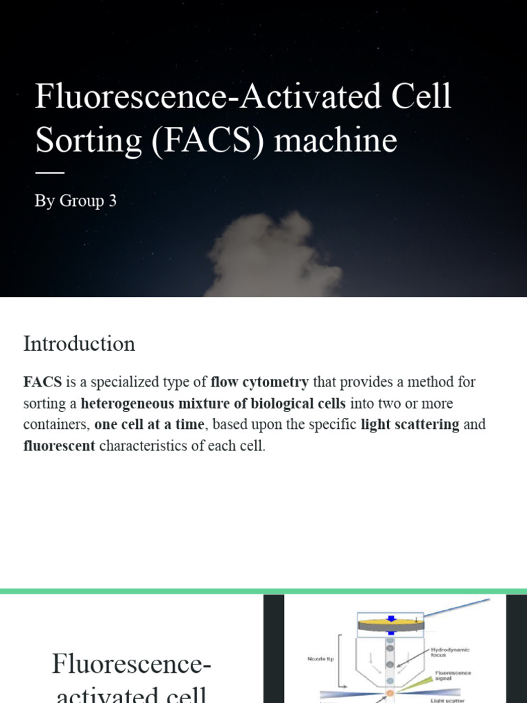 Presentation On Fac Sorter Machine and Thermocycler | PDF | Flow ...
