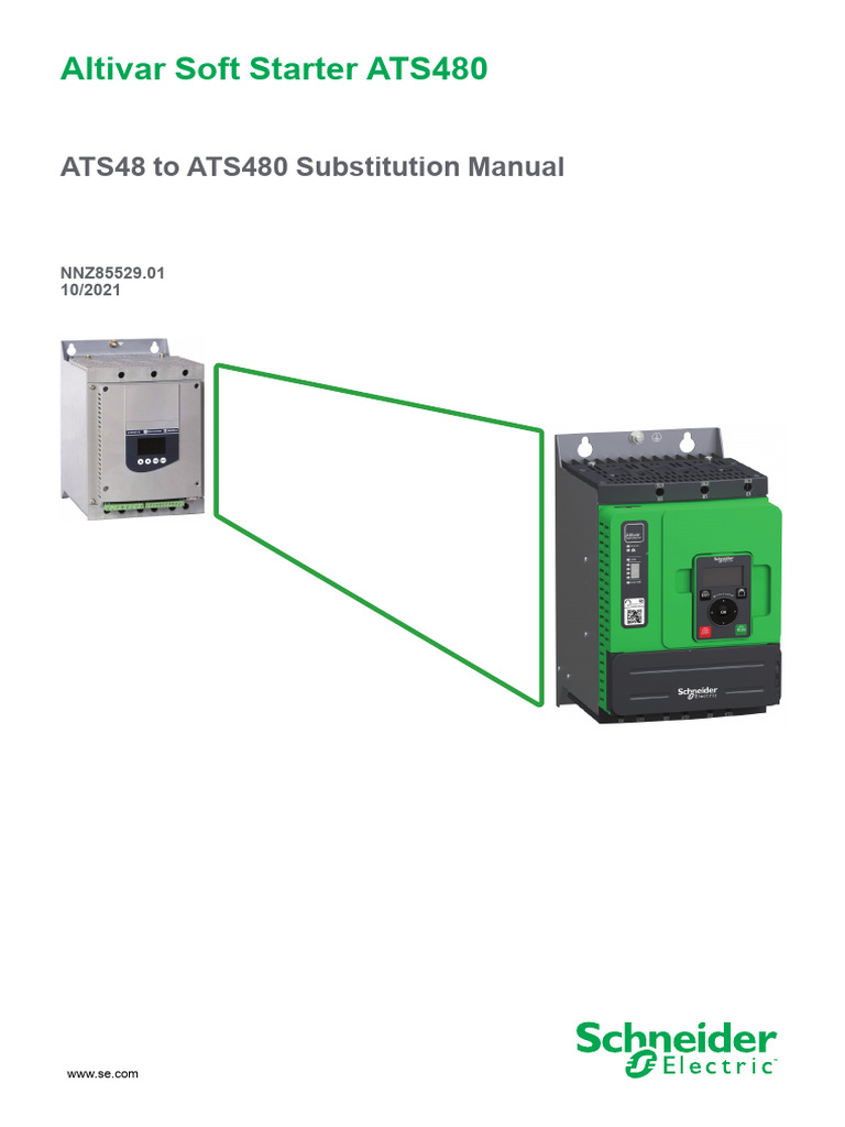 ATS48 To ATS480 Substitution Manual | PDF | Computer Security | Security