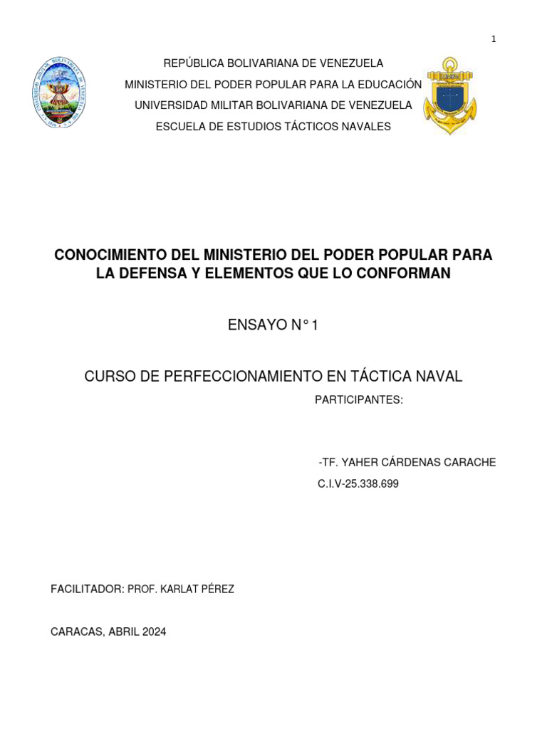 Conocimiento Del MPPD y Elementos Que Lo Conforman | PDF | Ministerio ...